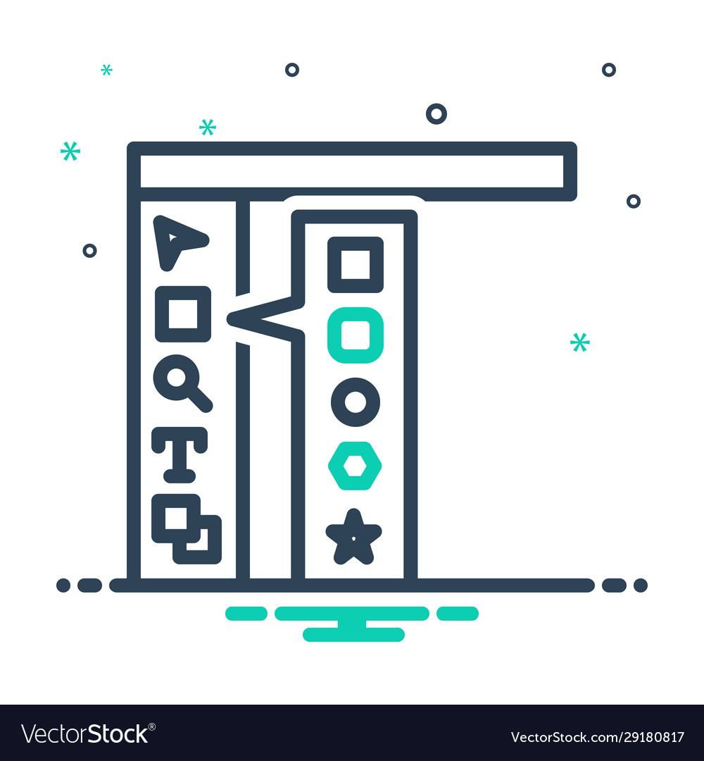 Toolbar Royalty Free Vector Image - VectorStock