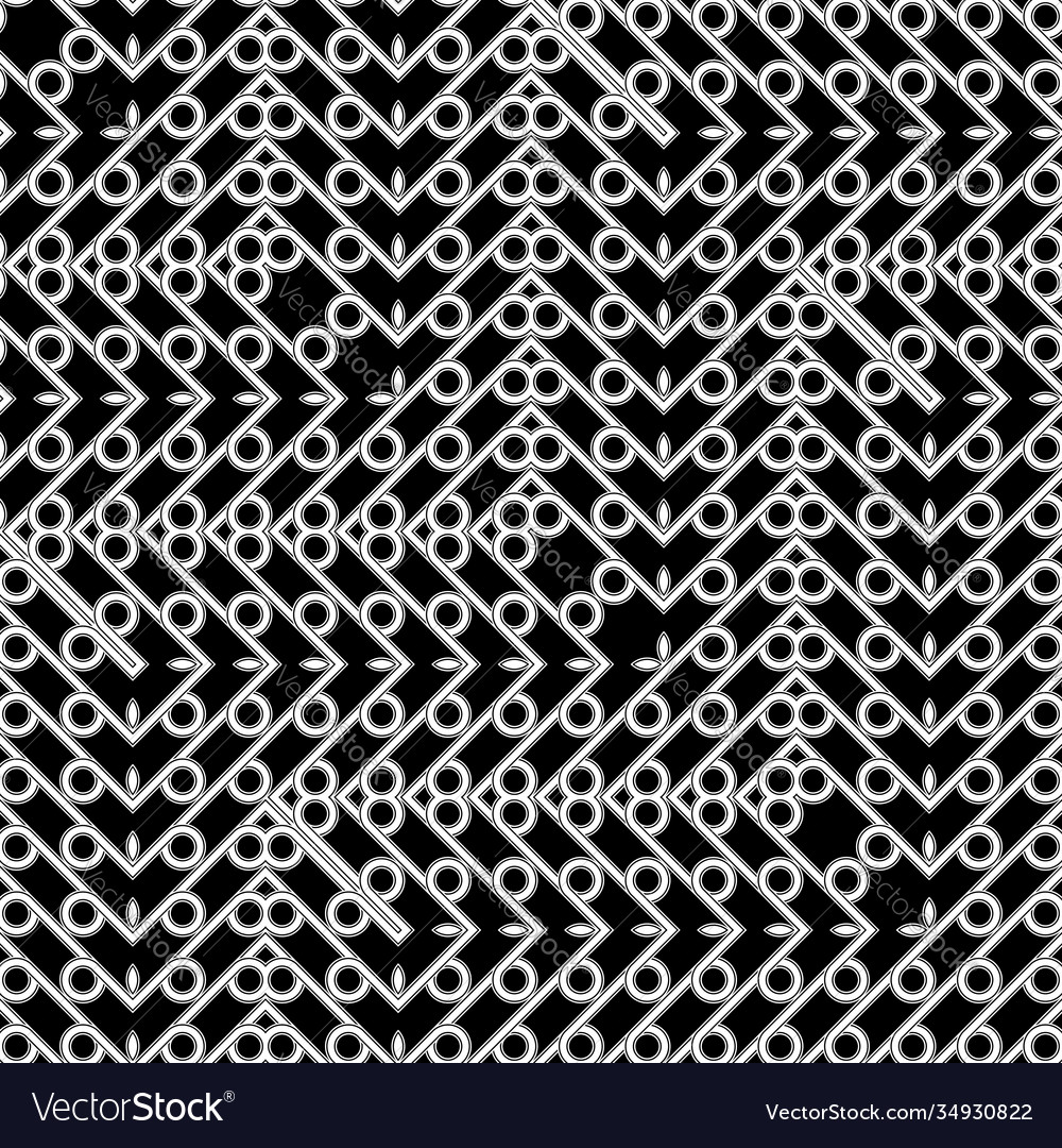 Design seamless geometric zigzag pattern Vector Image Design seamless geometric zigzag pattern Vector Image