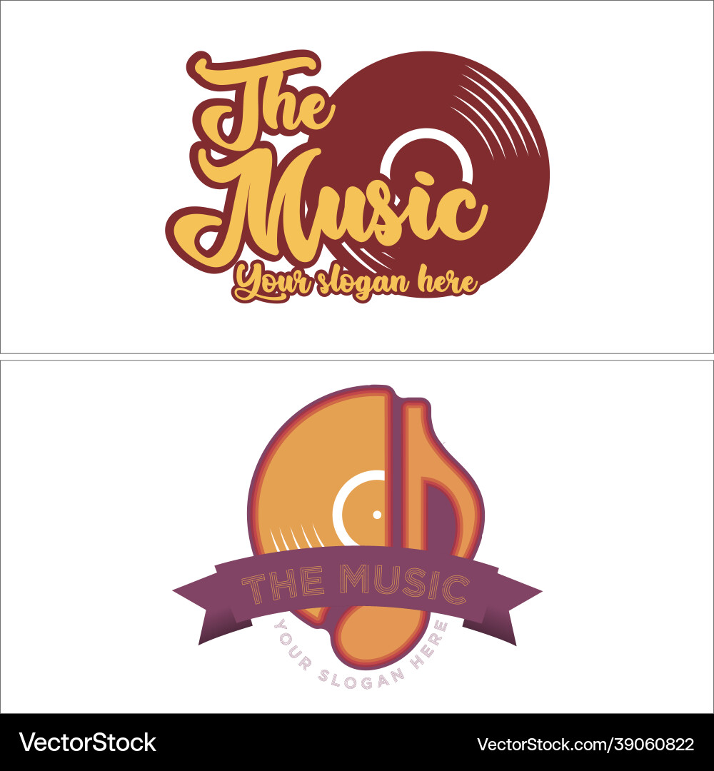 Entertainment the arts classic logo design Vector Image