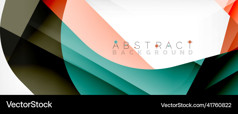 Geometric abstract background - multicolored Vector Image