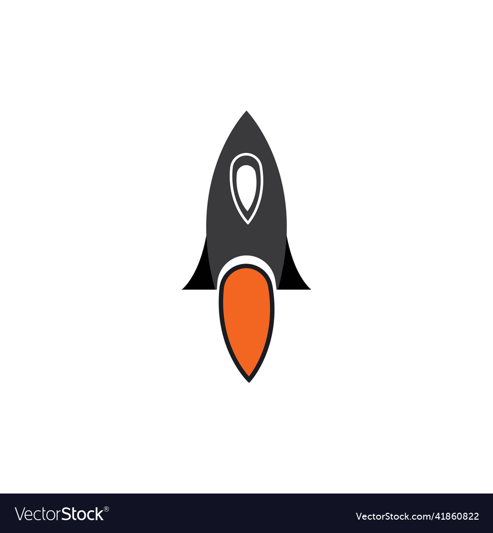 Rocket logo Royalty Free Vector Image - VectorStock