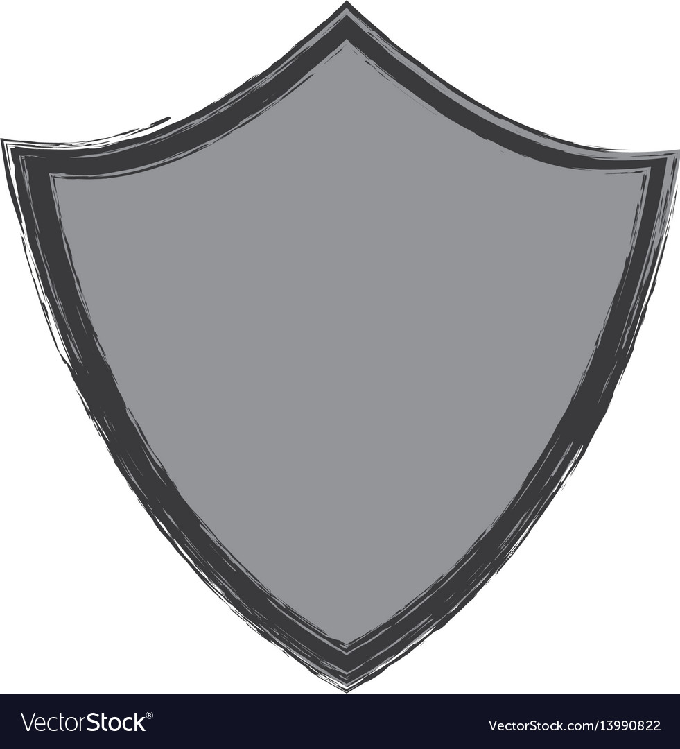 Shield security abstract crest Royalty Free Vector Image