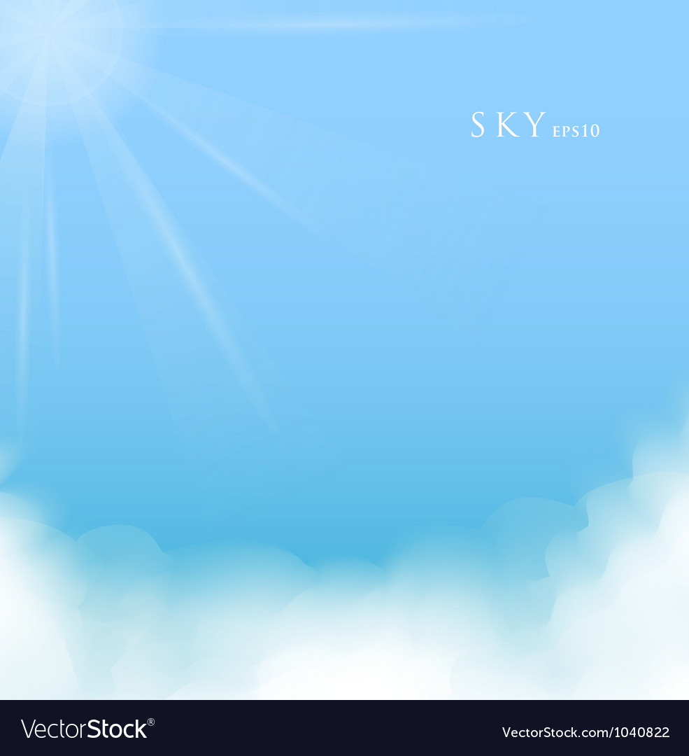 Sky Royalty Free Vector Image - VectorStock