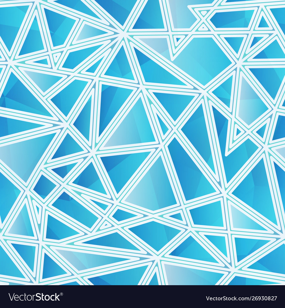 Blue triangle pattern Royalty Free Vector Image