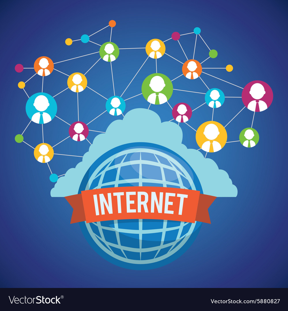 Internet design Royalty Free Vector Image - VectorStock