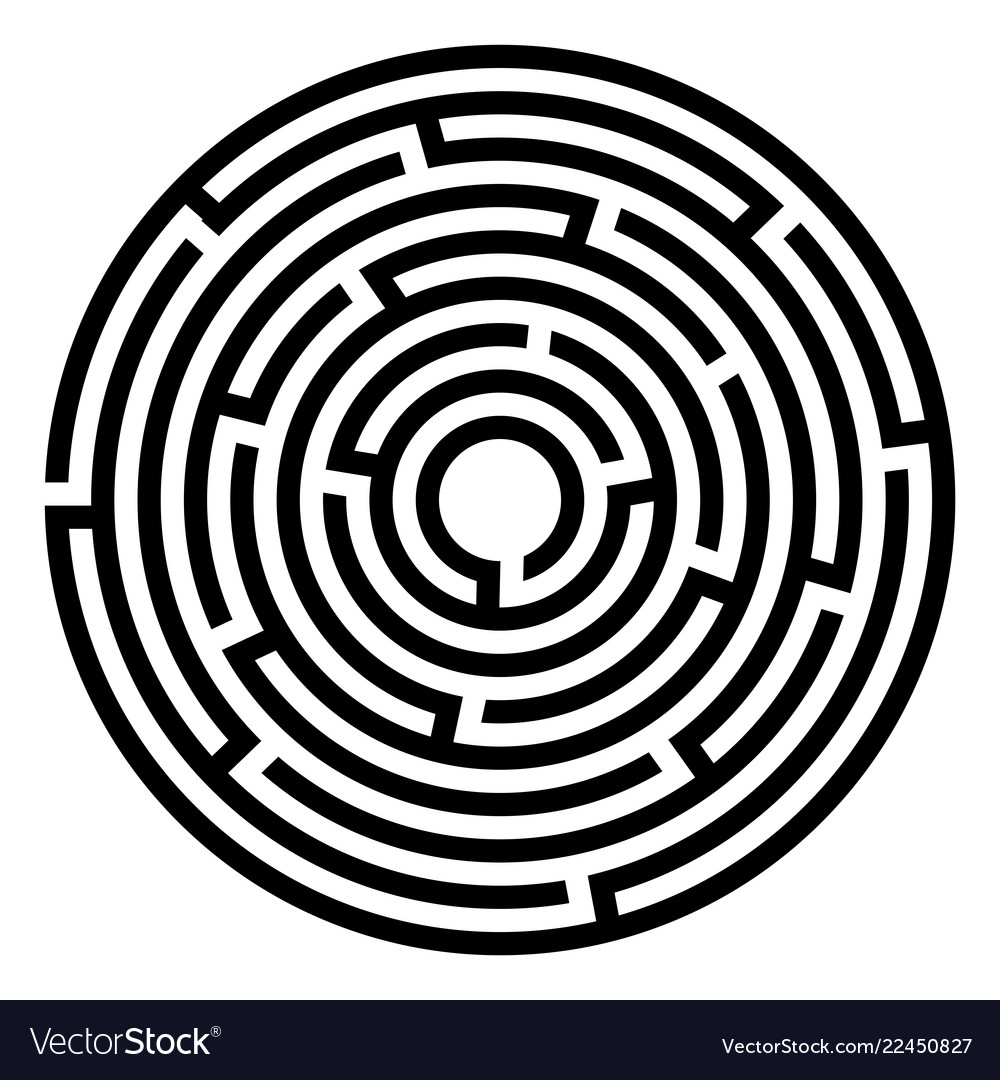 Labyrinth game Royalty Free Vector Image - VectorStock