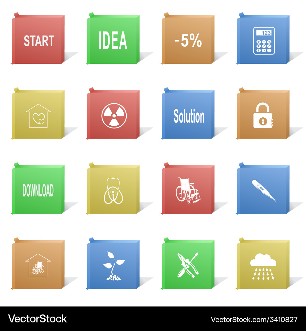 Set Royalty Free Vector Image - VectorStock
