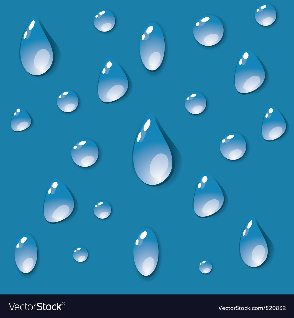 Background from the drops Royalty Free Vector Image