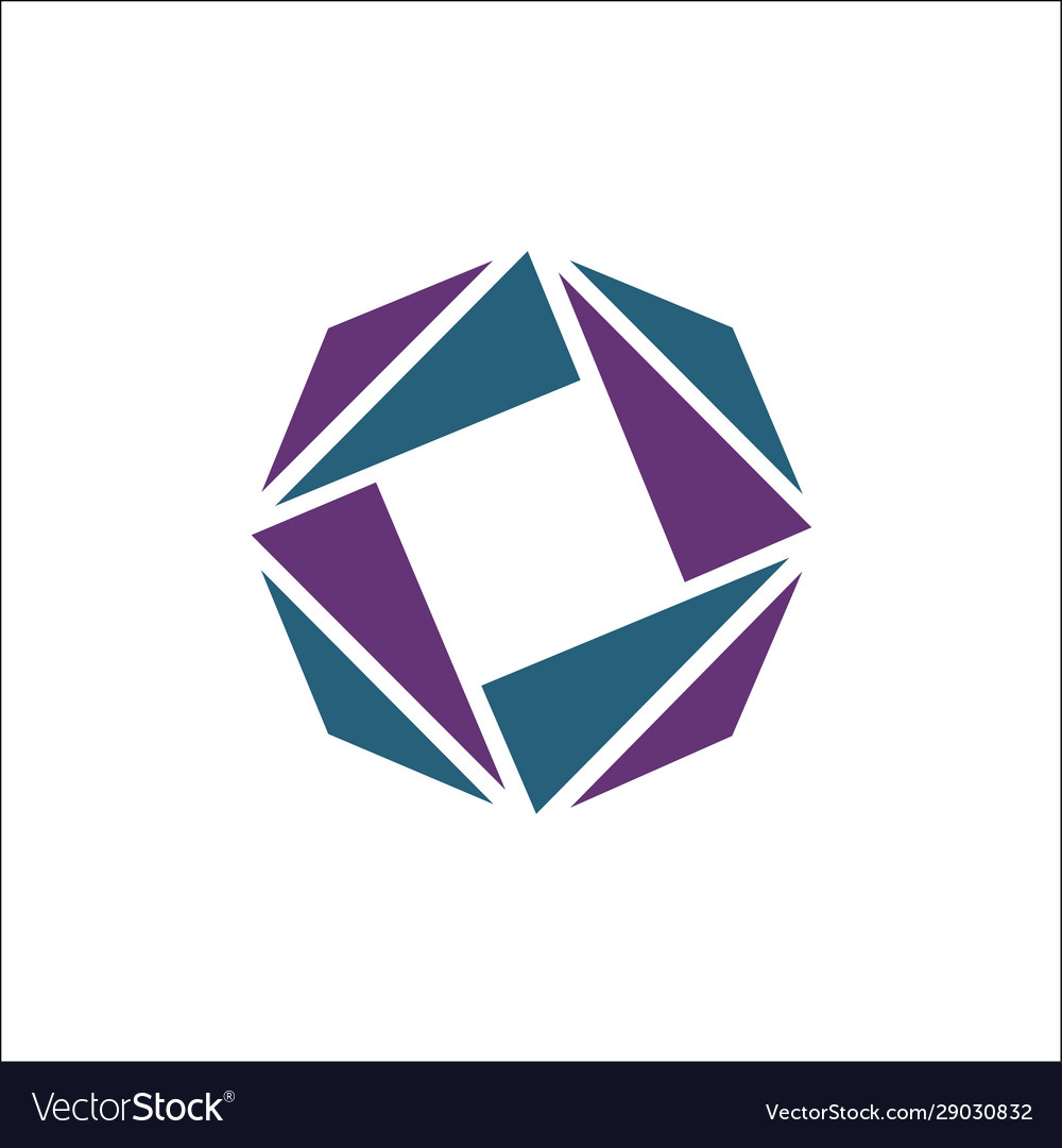 Creative abstract logo design template Royalty Free Vector