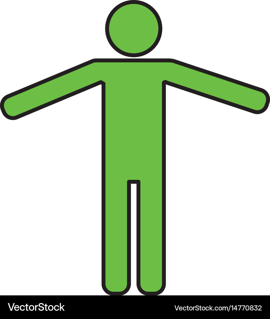 Male pictograph symbol Royalty Free Vector Image