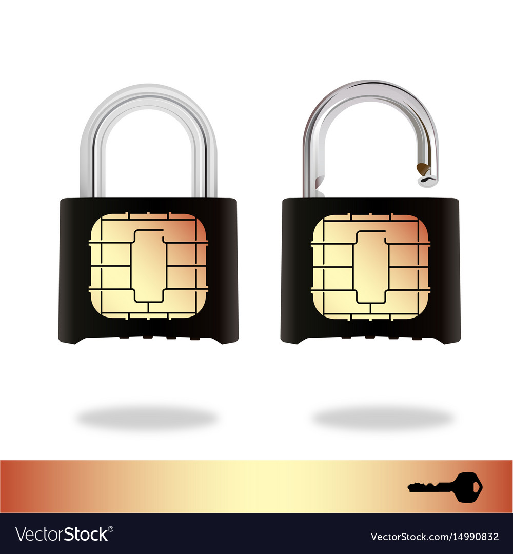 Padlock Royalty Free Vector Image - VectorStock