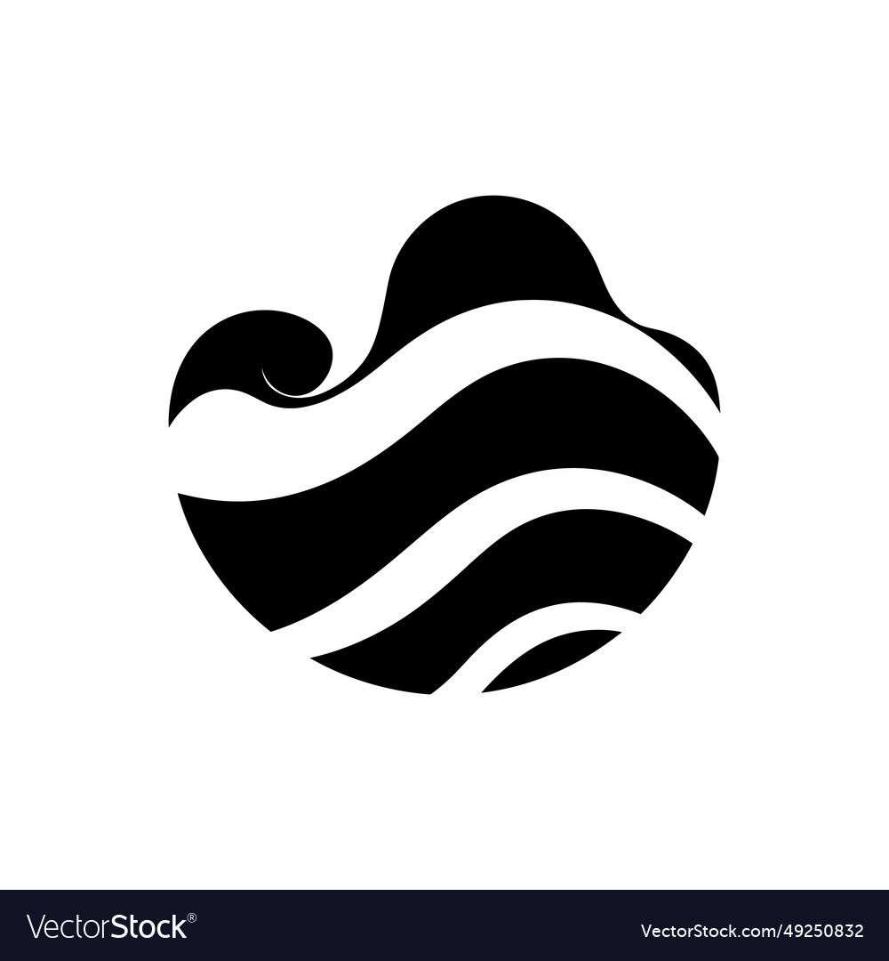 Wave icon Royalty Free Vector Image - VectorStock