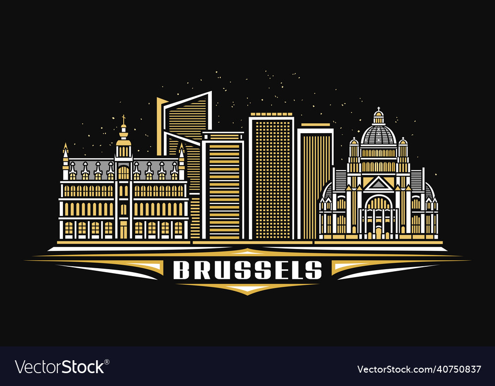 Brussels Royalty Free Vector Image - VectorStock