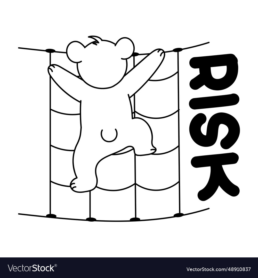 Climbing net Royalty Free Vector Image - VectorStock