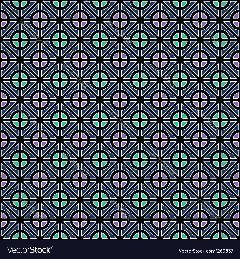 Geometric color pattern Royalty Free Vector Image