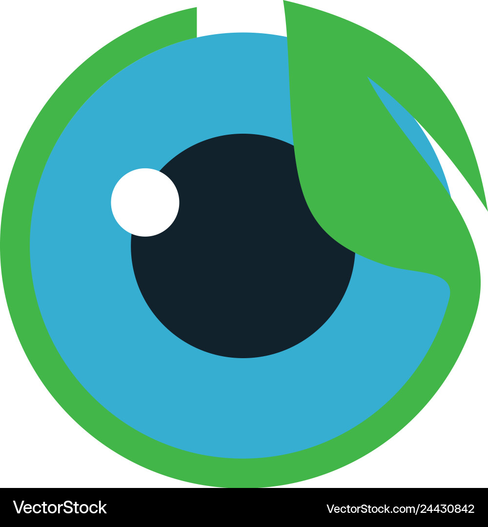 Eye optic logo Royalty Free Vector Image - VectorStock