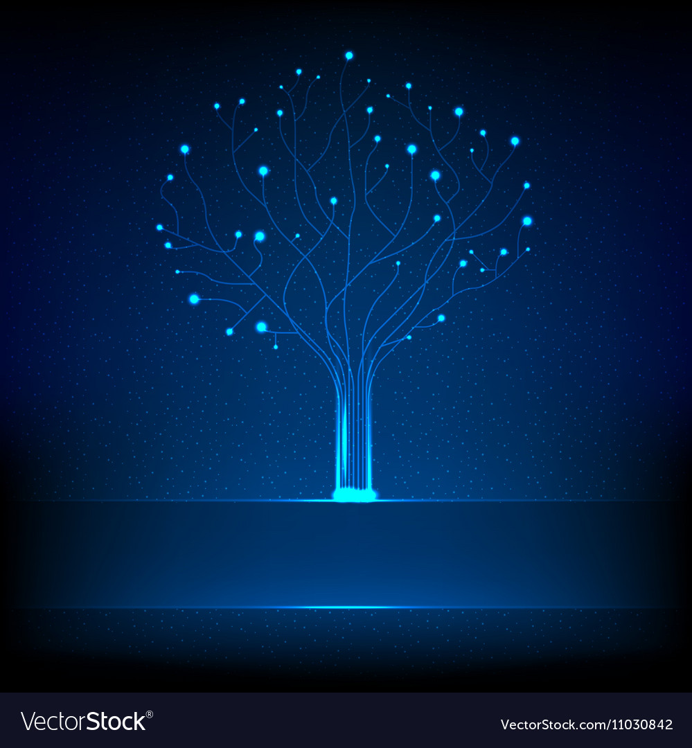 Fibre optical tree Royalty Free Vector Image - VectorStock Fibre optical tree Royalty Free Vector Image - VectorStock