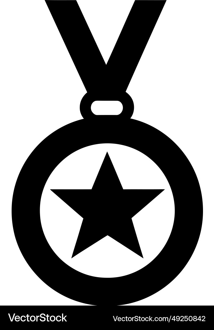 Medal icon Royalty Free Vector Image - VectorStock