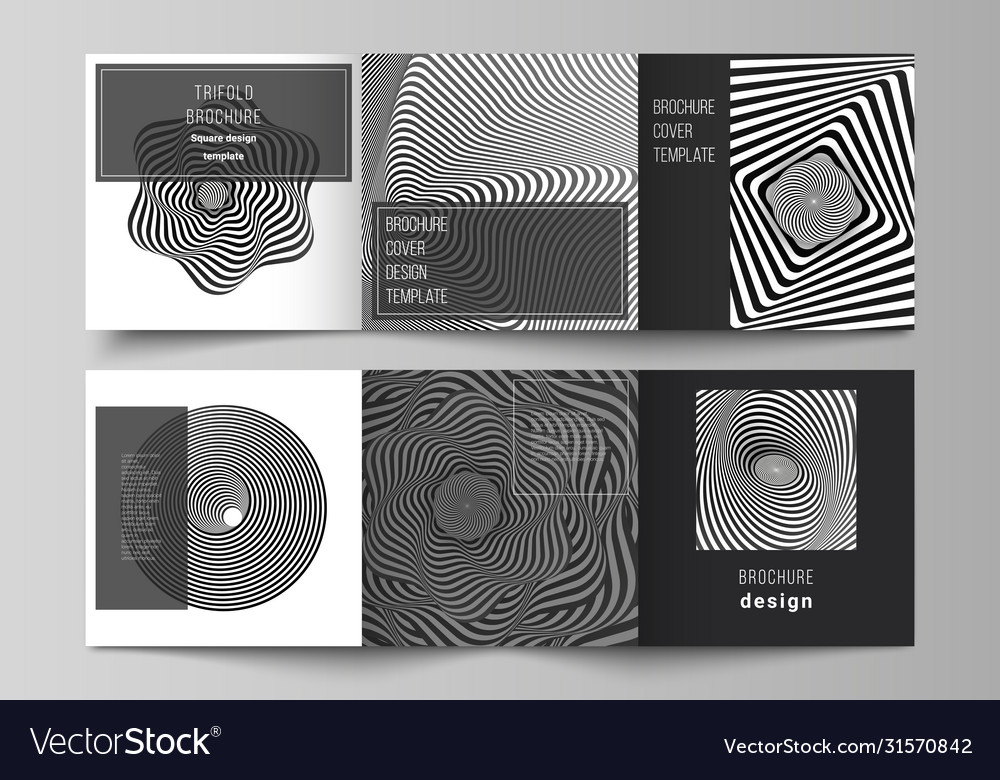 Minimal editable layout square format Royalty Free Vector