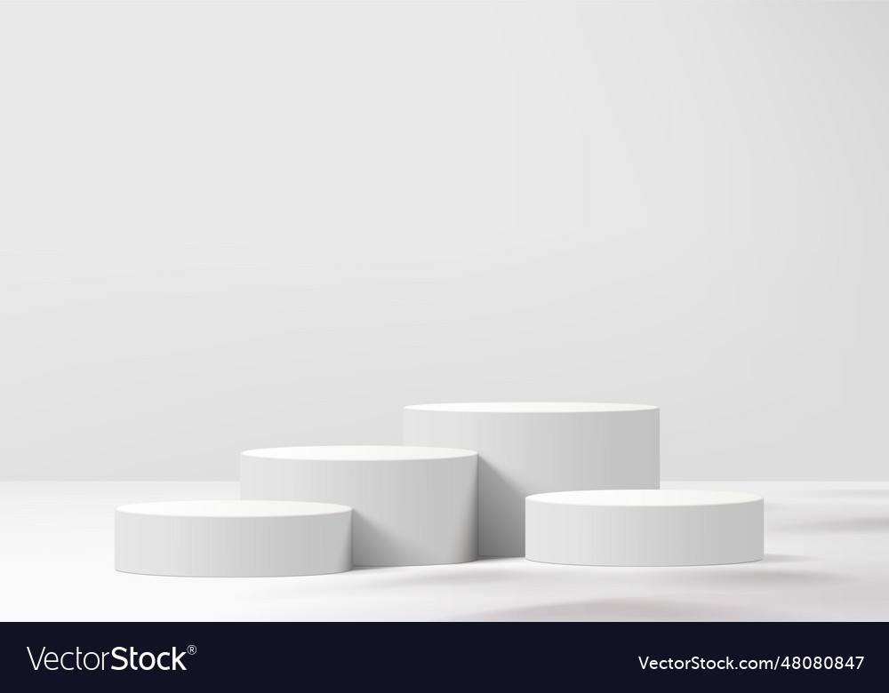 Cylinder abstract minimal scene with geometric Vector Image Cylinder abstract minimal scene with geometric Vector Image
