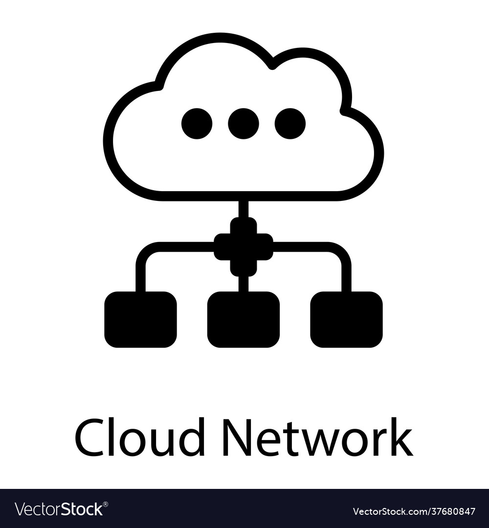 Data network Royalty Free Vector Image - VectorStock