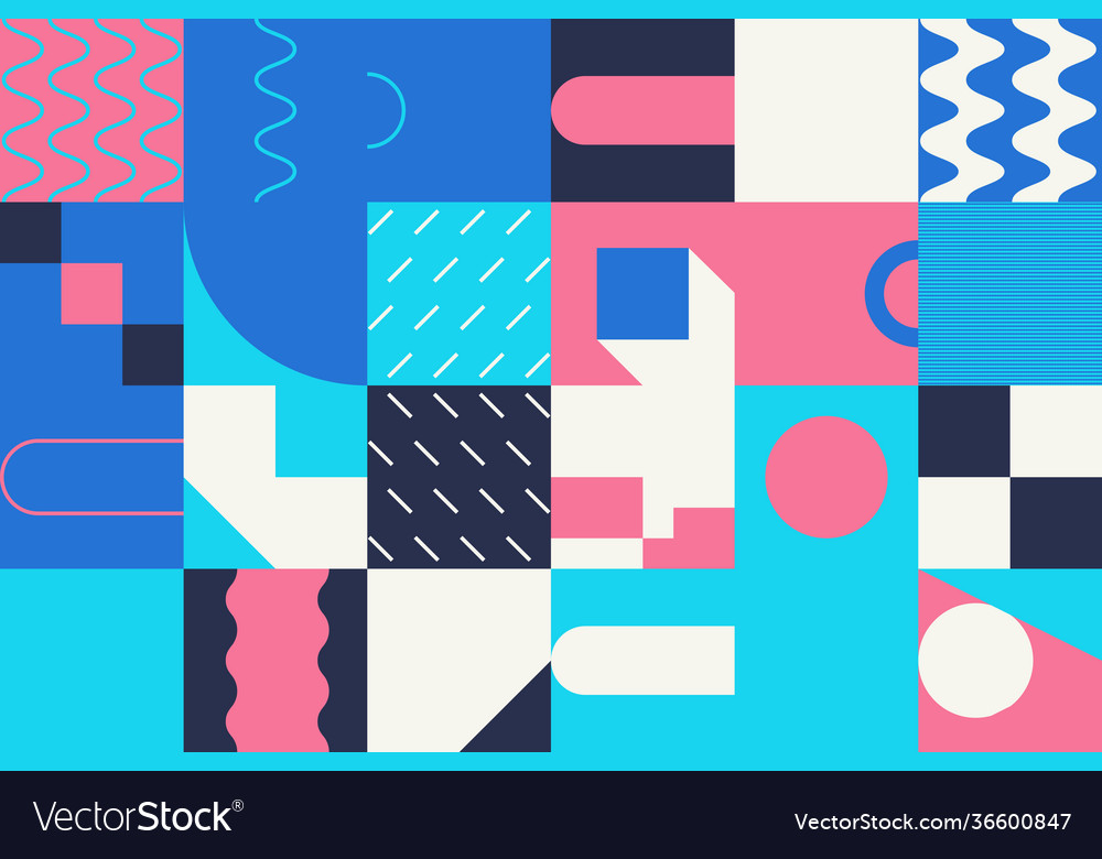 Digital graphics pattern design artwork Royalty Free Vector