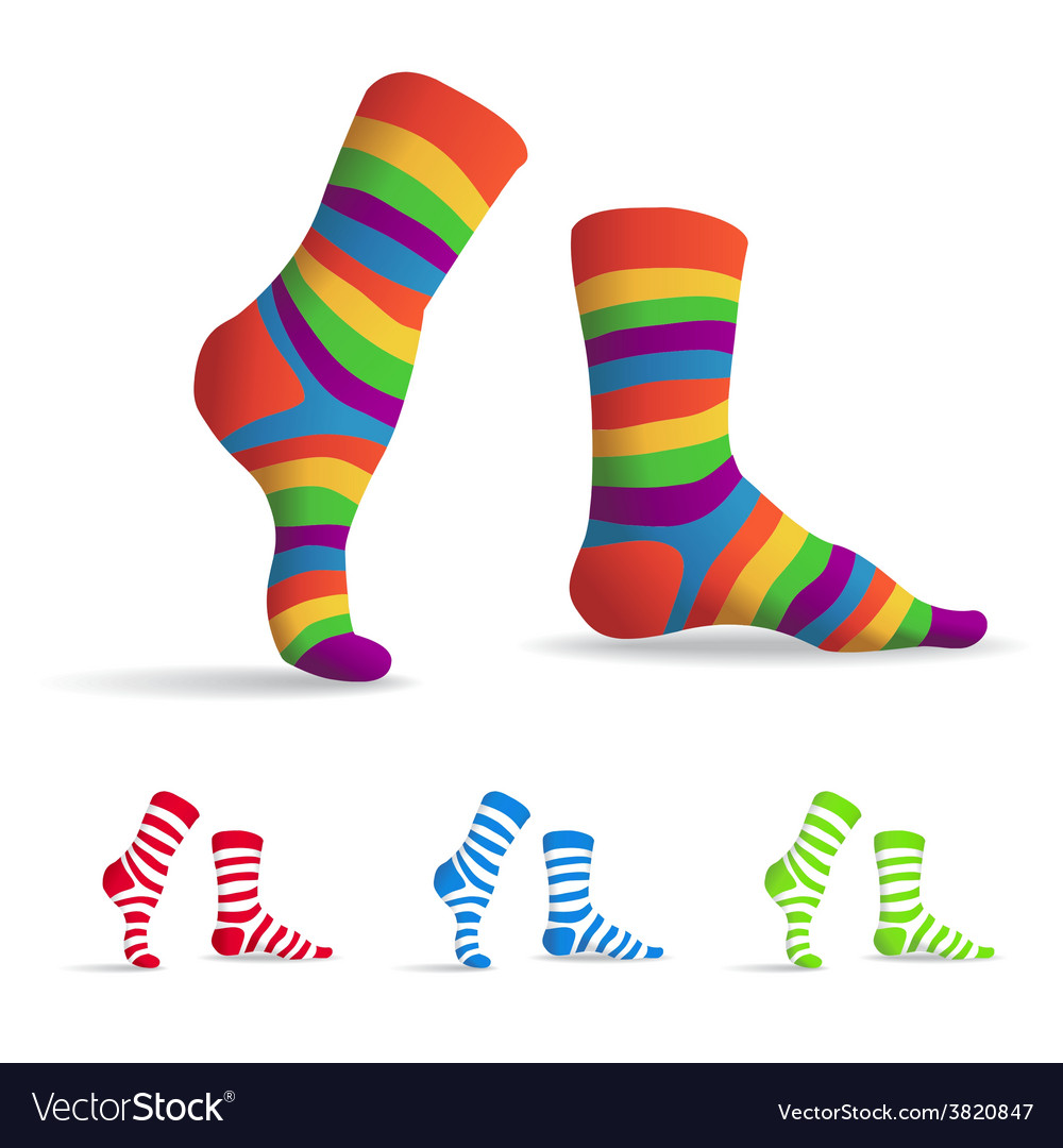 Socks Royalty Free Vector Image - VectorStock