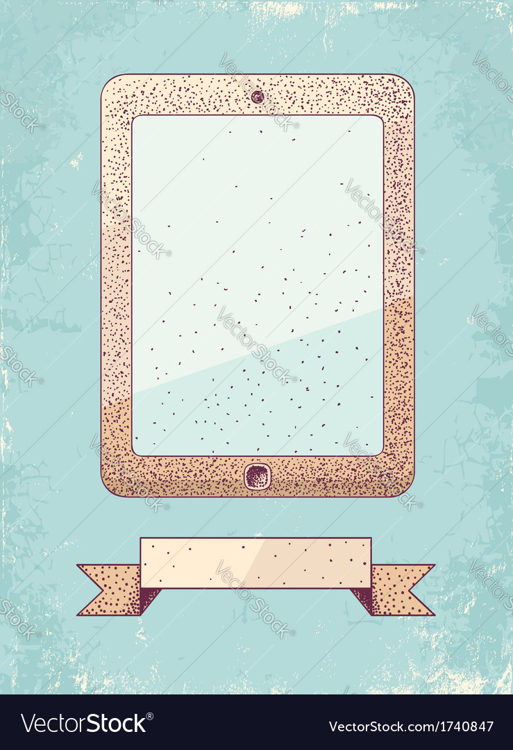 Tablet Royalty Free Vector Image - VectorStock