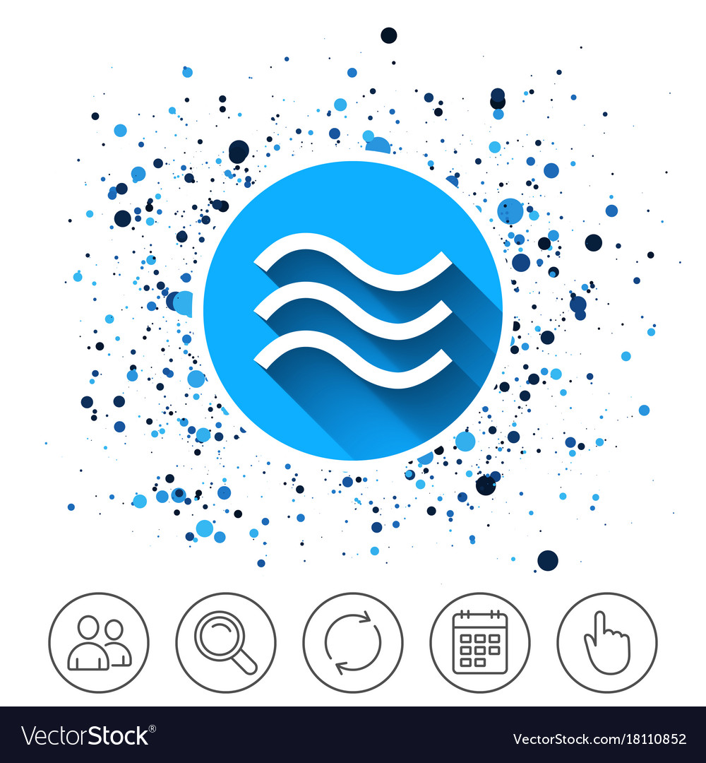 Water waves sign icon flood symbol Royalty Free Vector Image Water waves sign icon flood symbol Royalty Free Vector Image