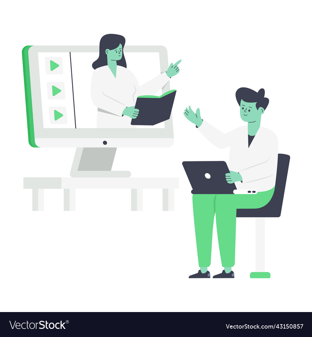 Online courses Royalty Free Vector Image - VectorStock