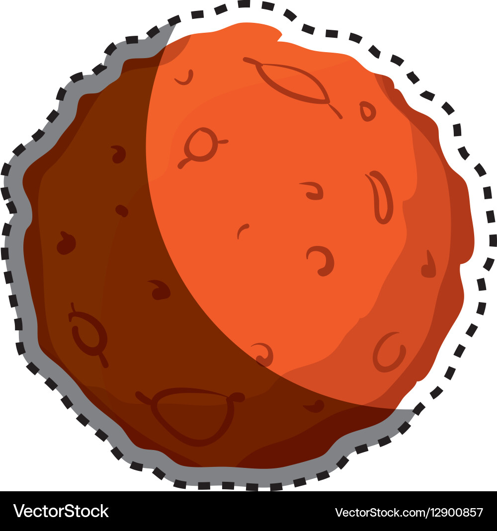 Planet of the solar system Royalty Free Vector Image