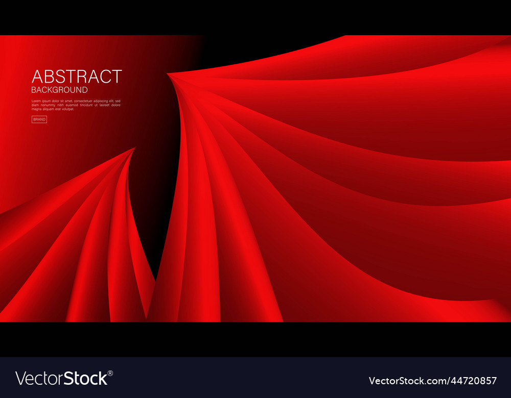 Red abstract wave background pattern Royalty Free Vector