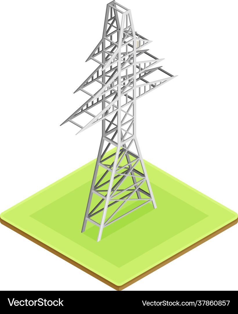 Renewable green energy source with electric power Vector Image