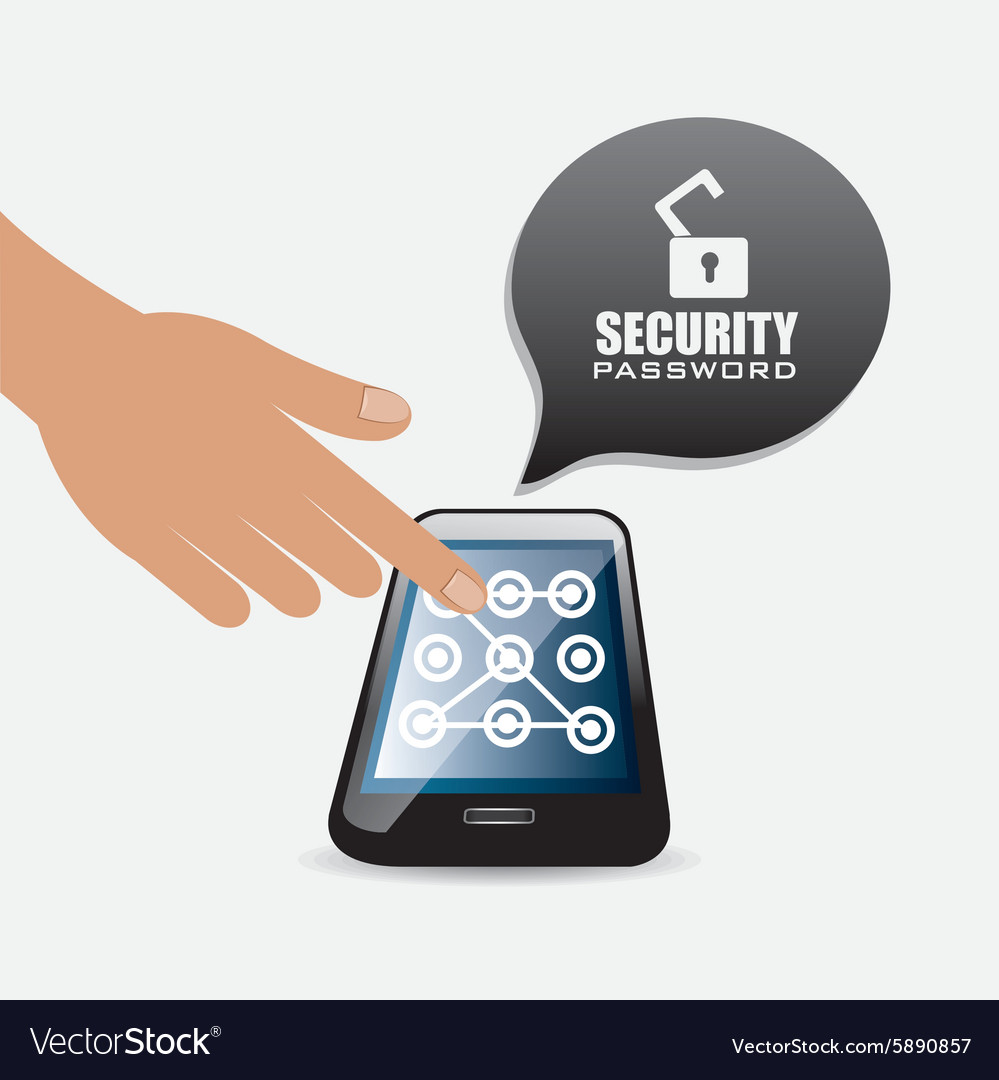 Security system design Royalty Free Vector Image
