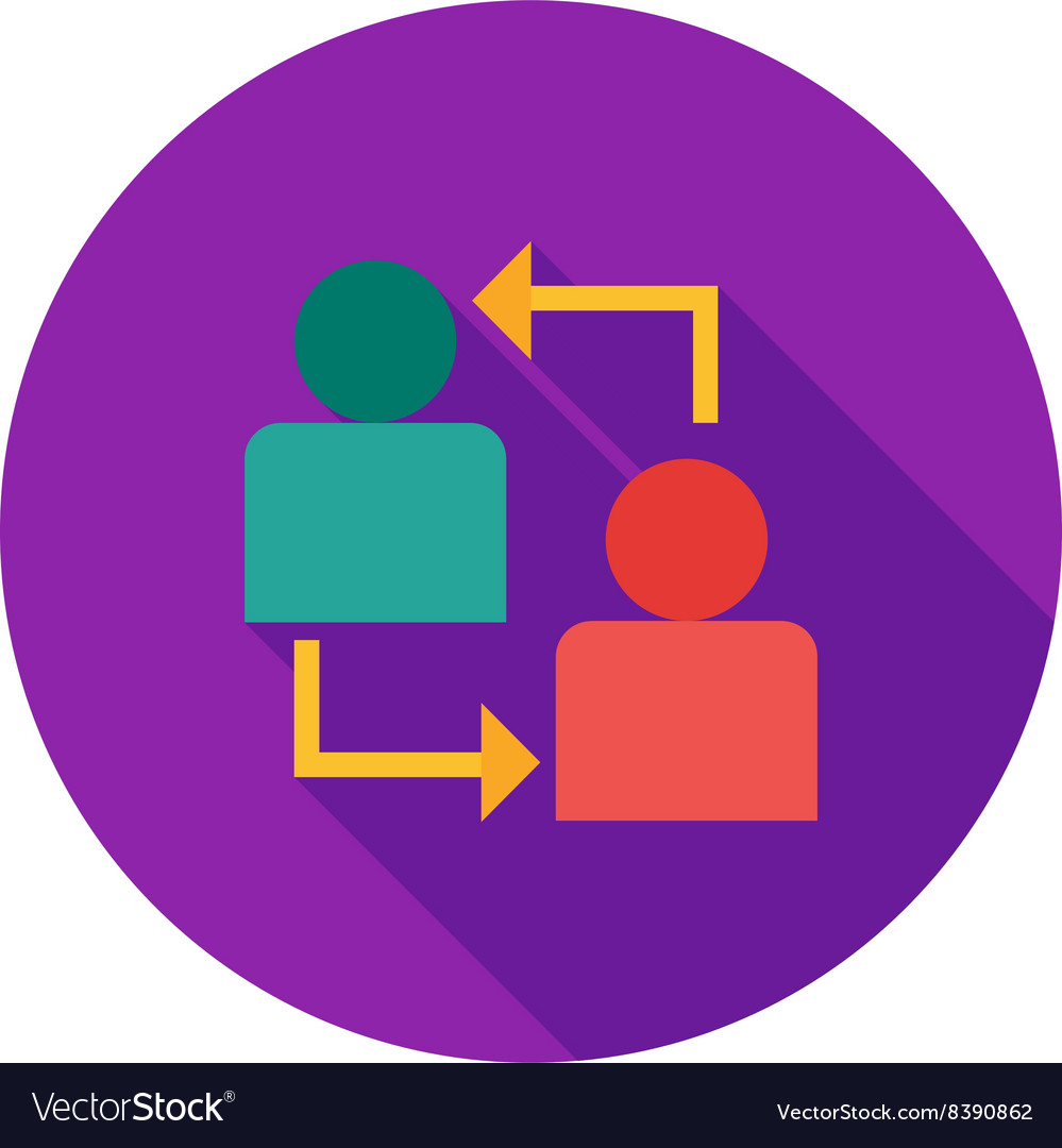 Connected users Royalty Free Vector Image - VectorStock