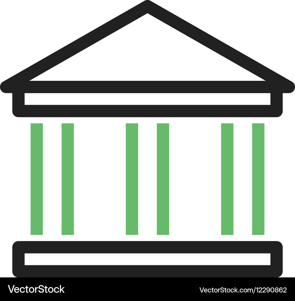 Museum building i Royalty Free Vector Image - VectorStock