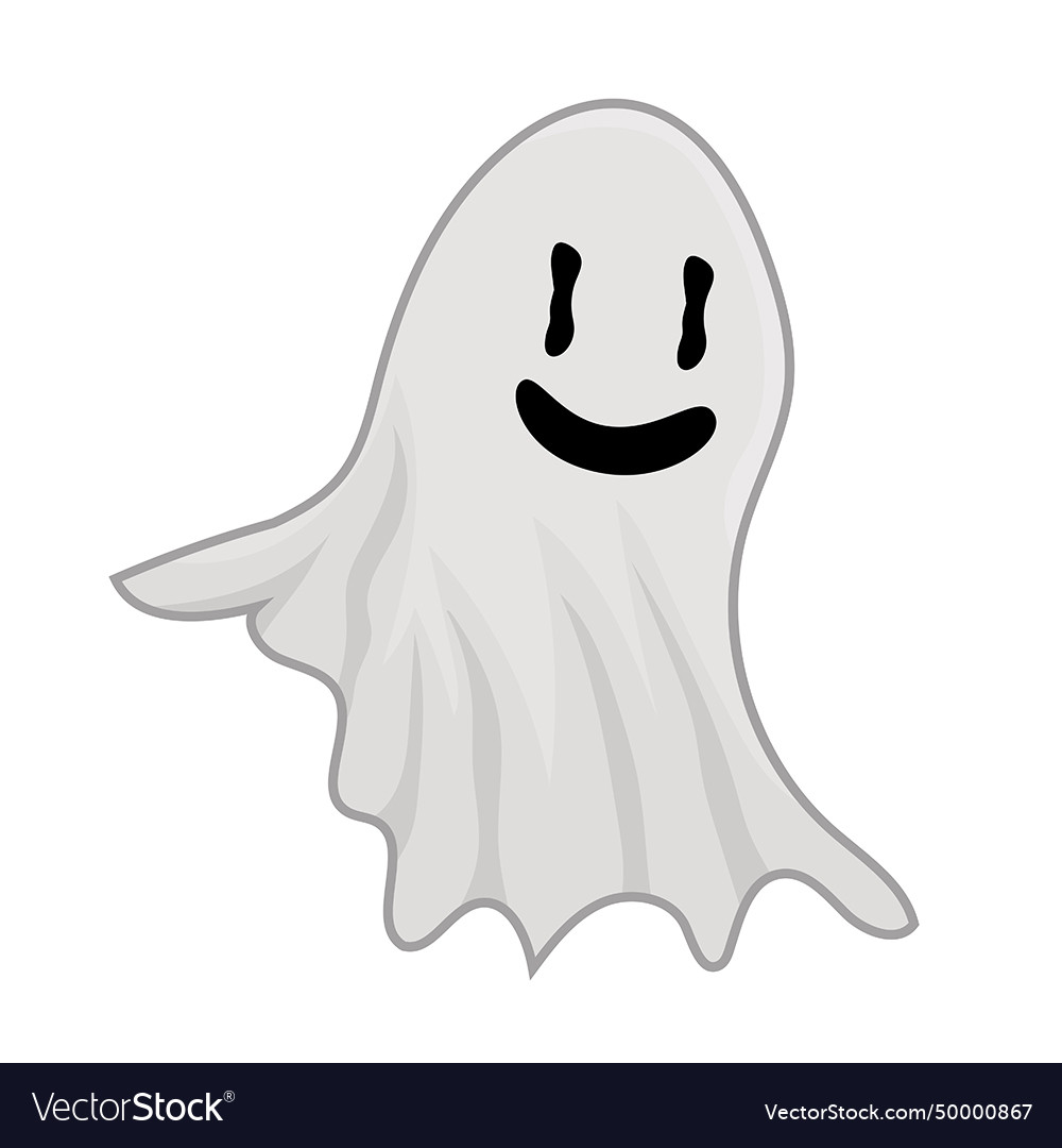 Cute ghost Royalty Free Vector Image - VectorStock