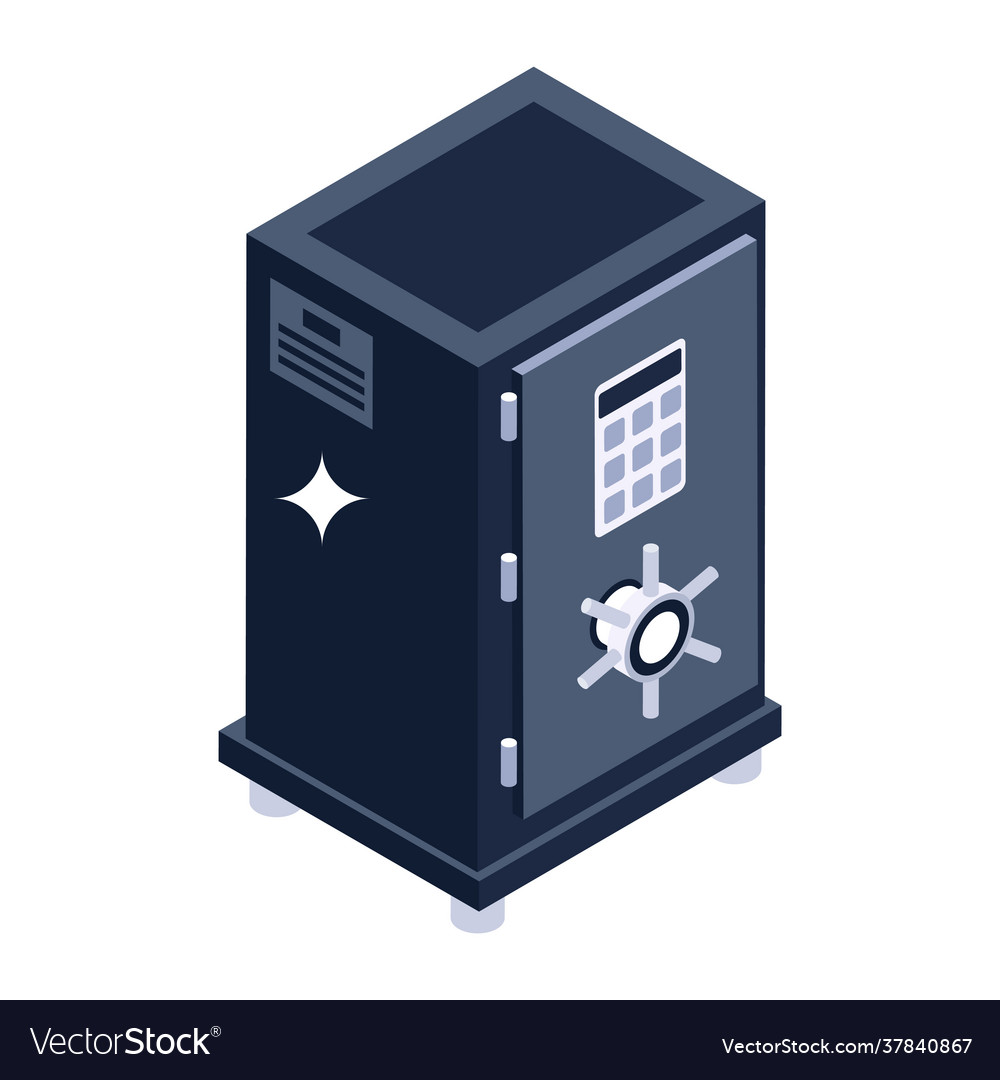 Digital locker Royalty Free Vector Image - VectorStock