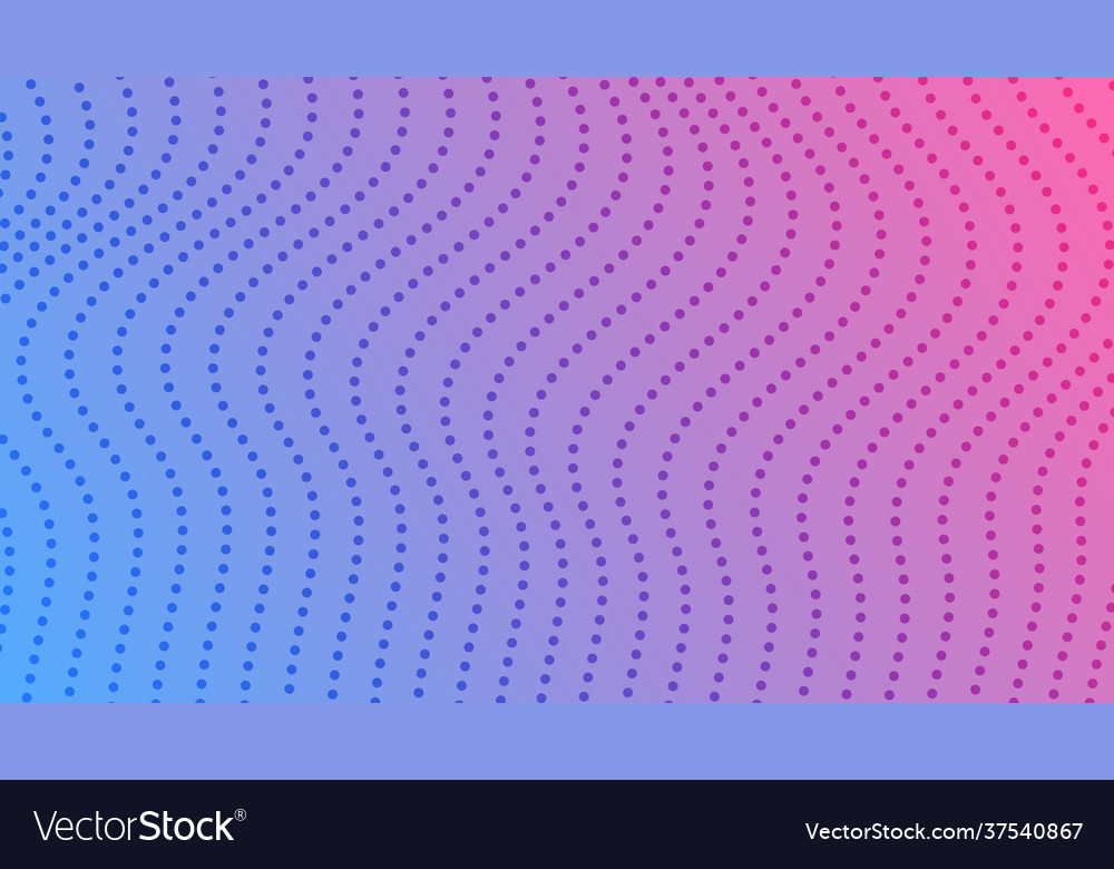 Halftone gradient background with dots Royalty Free Vector
