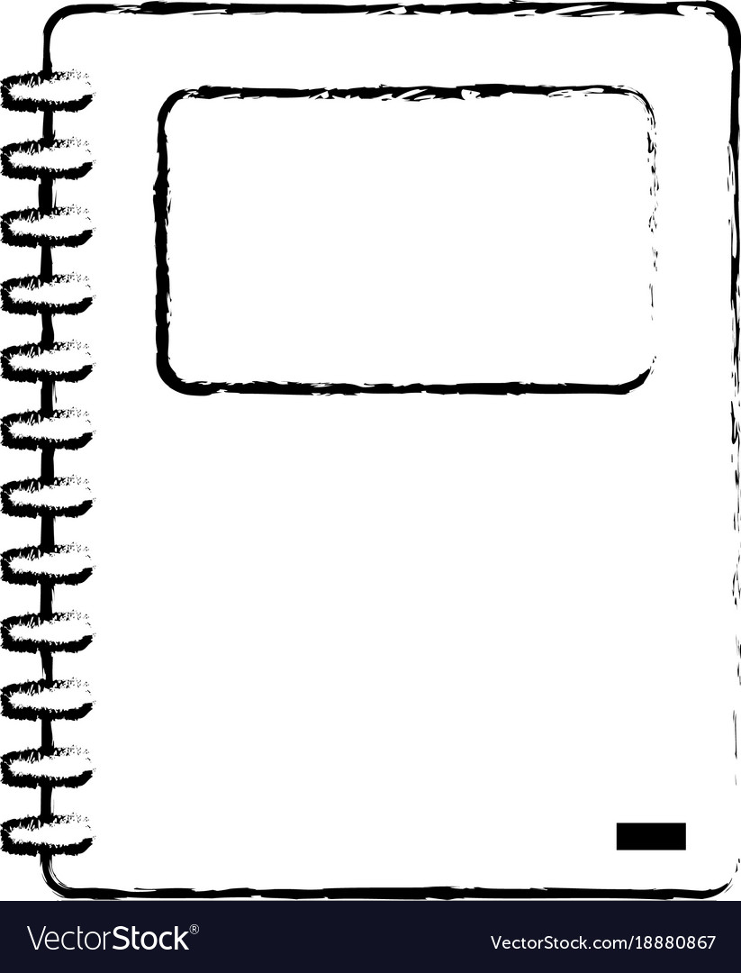 Isolated notebook design Royalty Free Vector Image