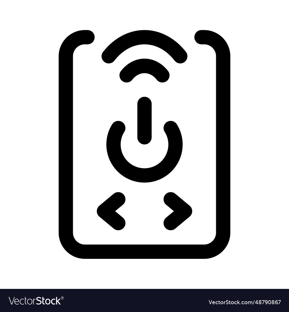 Remote power switch used as controller Royalty Free Vector