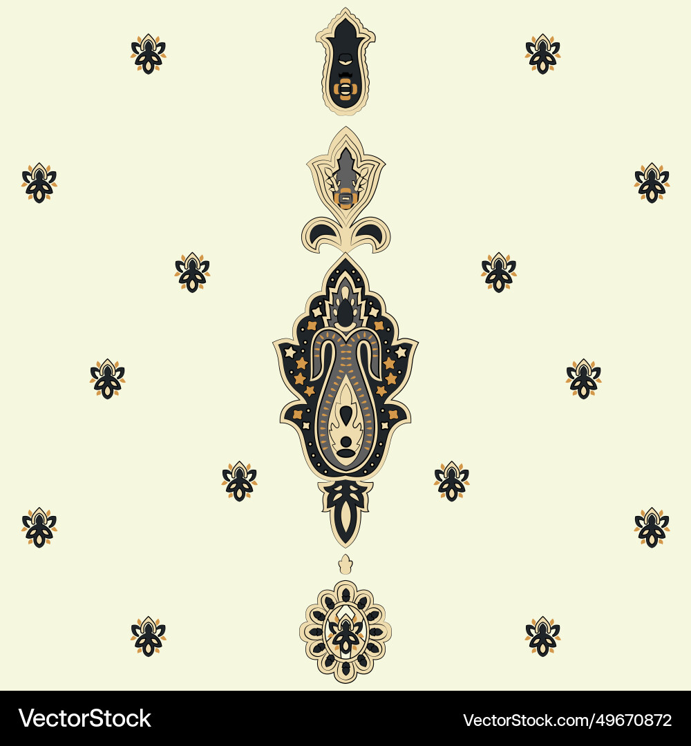 A pattern with symmetrical abstract Royalty Free Vector