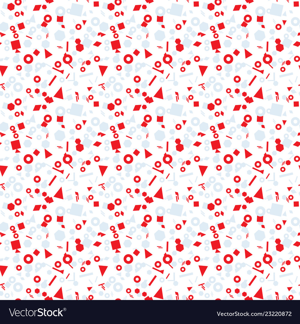 Christmas color memphis seamless pattern design Vector Image Christmas color memphis seamless pattern design Vector Image