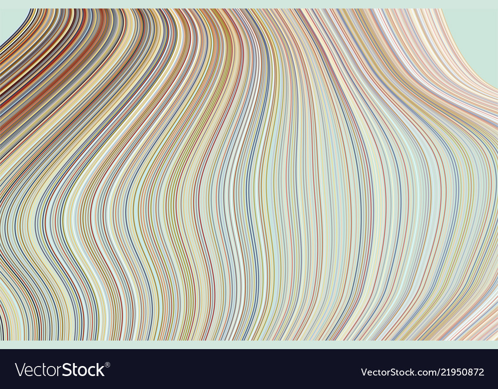 Color Abstract Line Curve Wave Geometric Pattern Vector Image