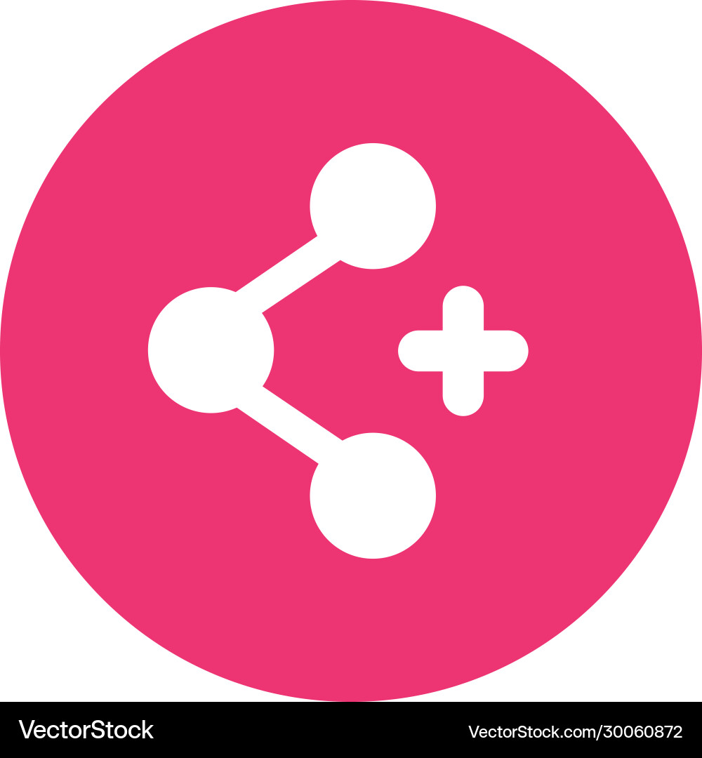 Share symbol social media icon Royalty Free Vector Image