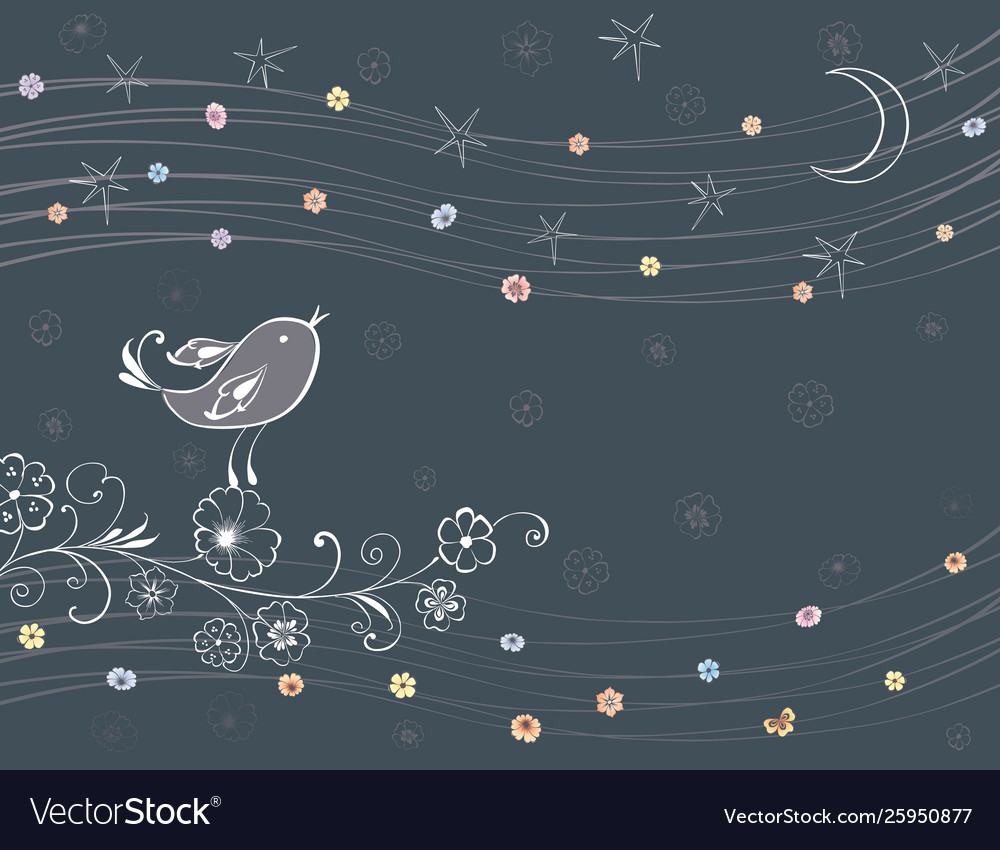 Nightingale Royalty Free Vector Image - VectorStock