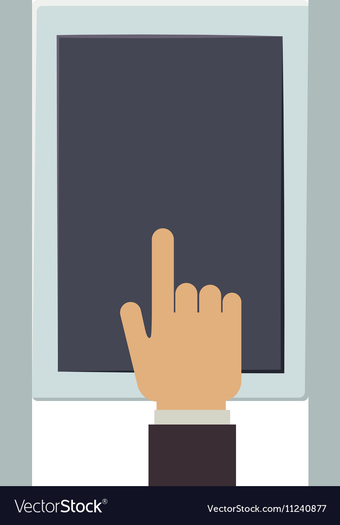 Tablet device icon Royalty Free Vector Image - VectorStock