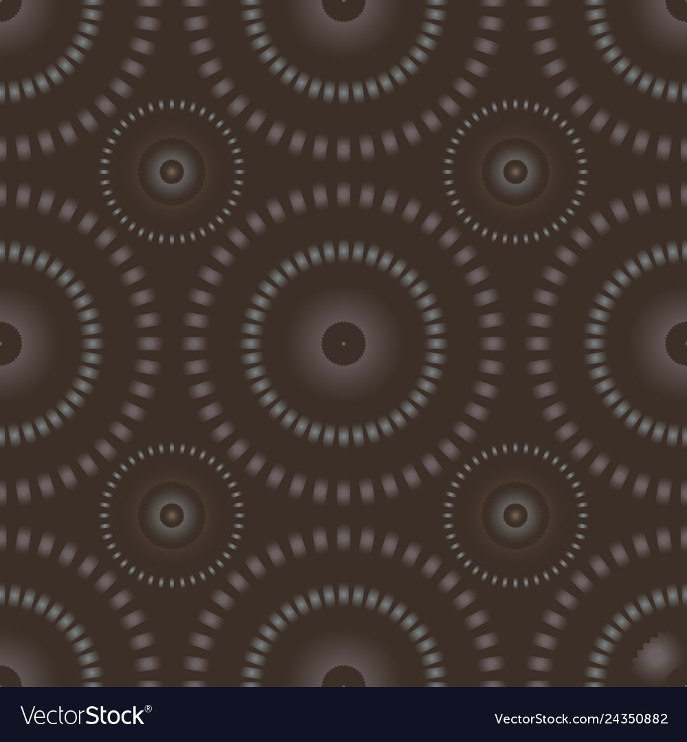 Circular large scale seamless pattern Royalty Free Vector