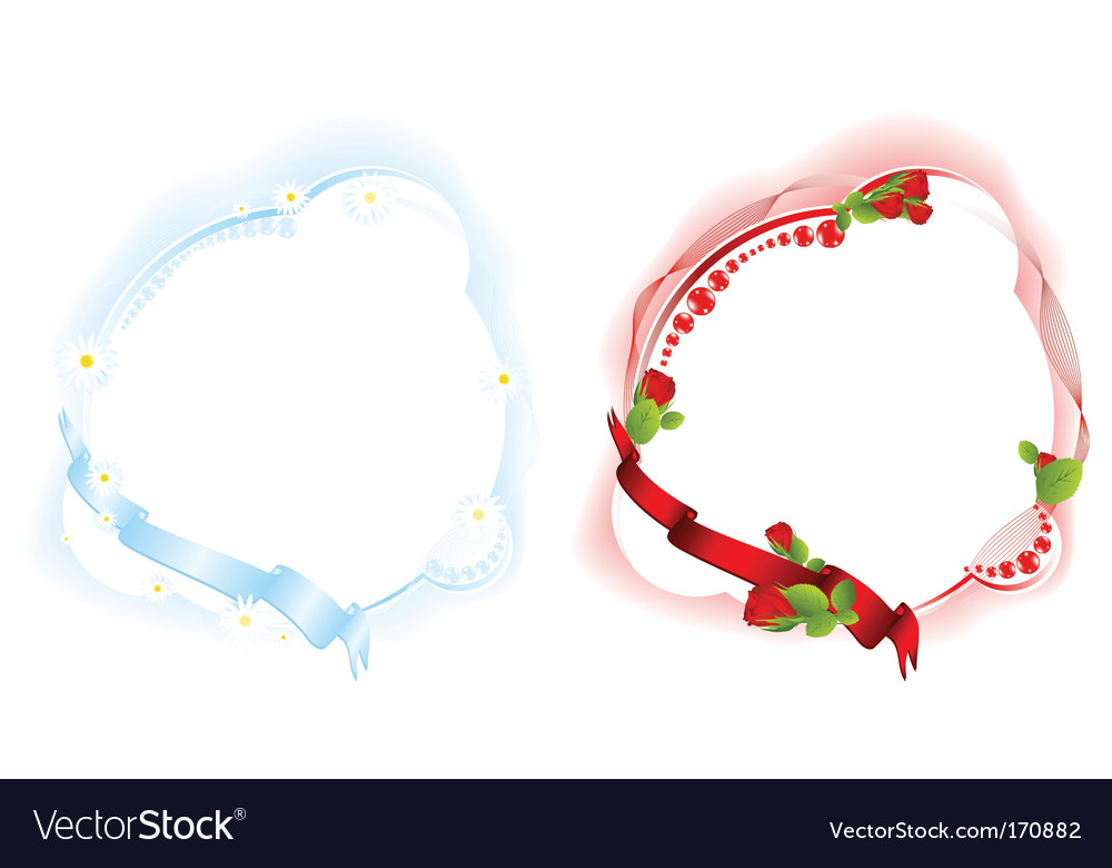 Greeting frames Royalty Free Vector Image - VectorStock