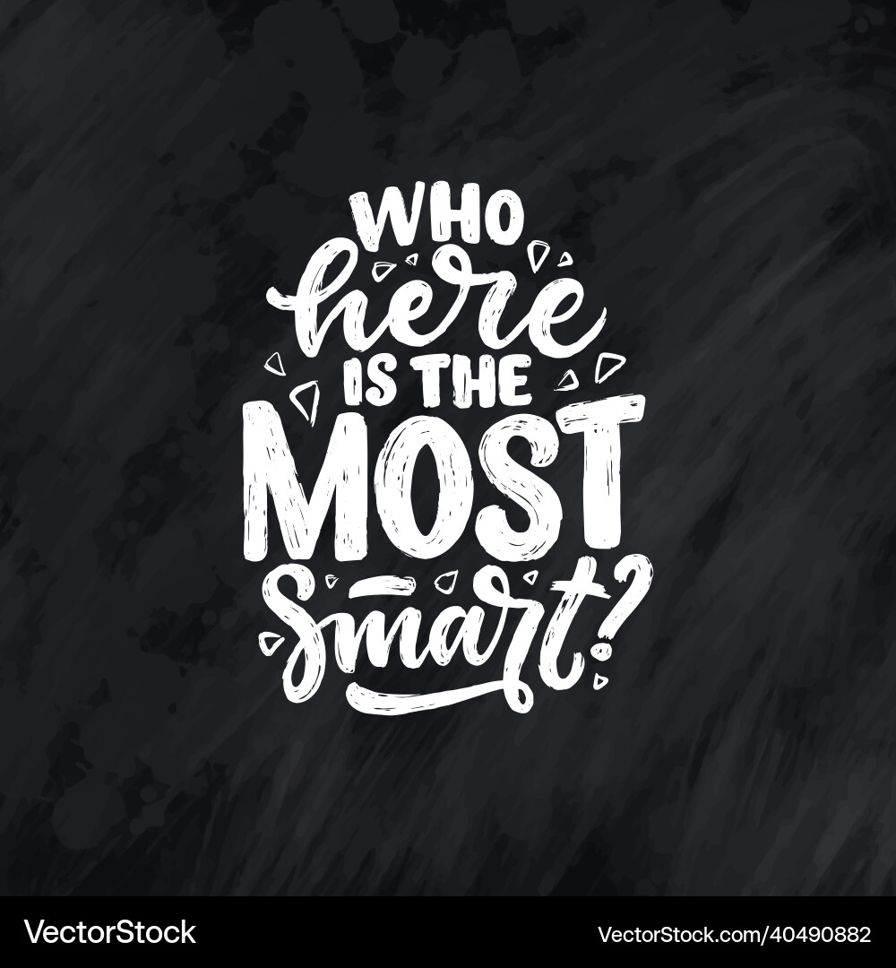 Hand drawn lettering quote in modern calligraphy Vector Image